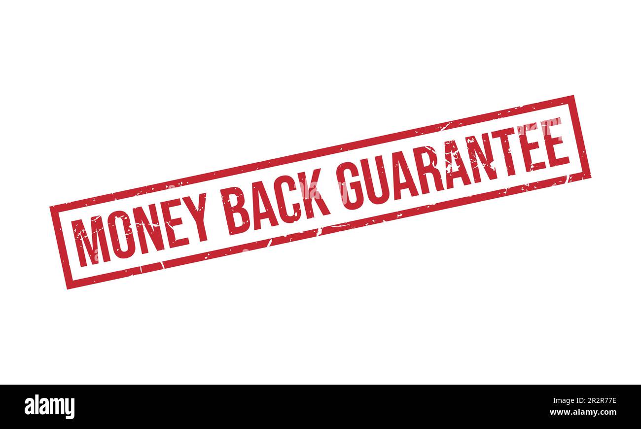 MONEY BACK GUARANTEE Rubber Stamp Seal Vector Stock Vector Image & Art ...