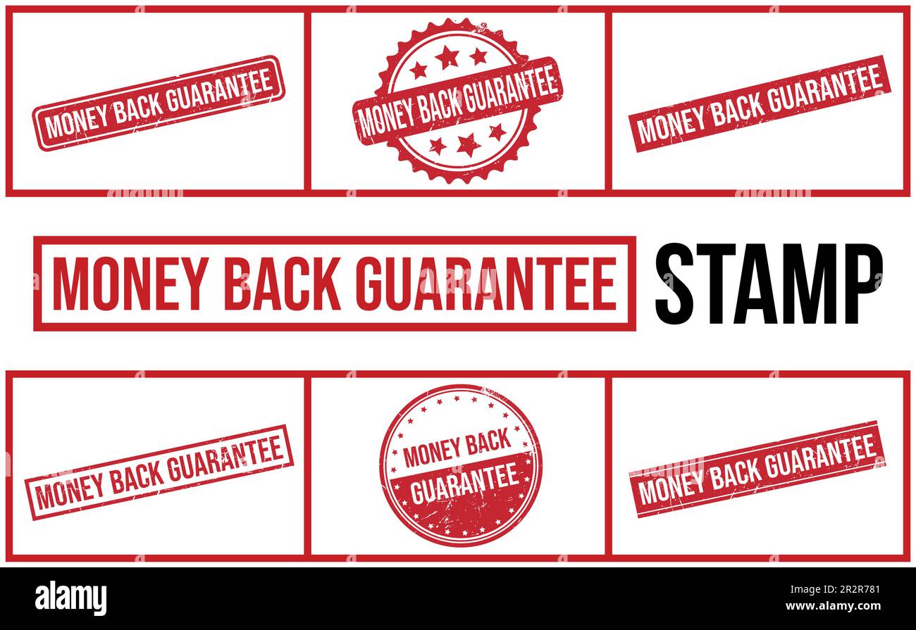 MONEY BACK GUARANTEE Rubber Stamp Seal Vector Stock Vector Image & Art ...