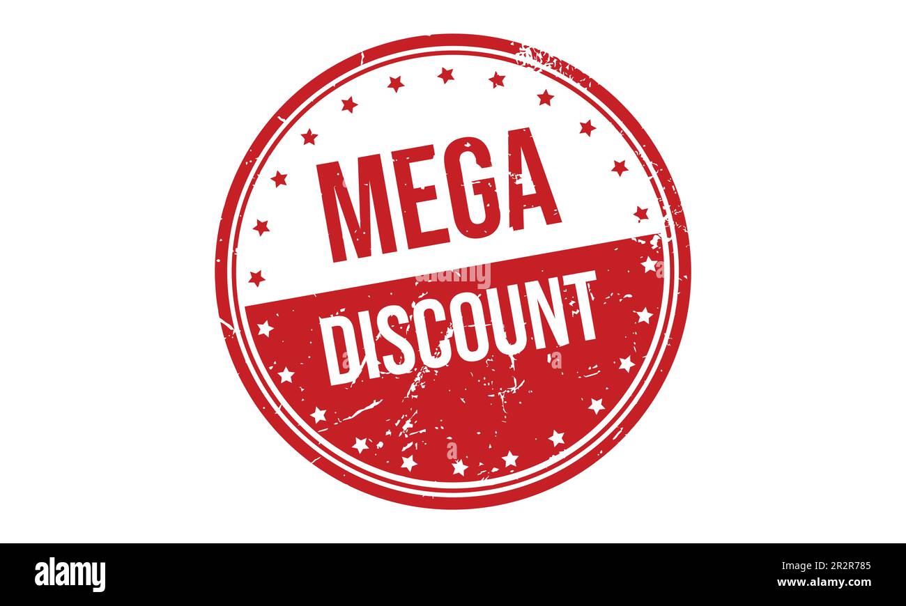 Mega discount stamp hi-res stock photography and images - Alamy