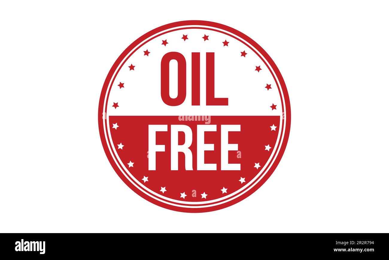 Oil Free Rubber Stamp Seal Vector Stock Vector Image & Art - Alamy