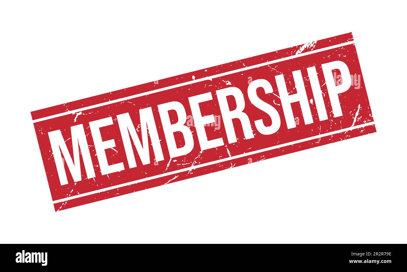 Membership Rubber Stamp Seal Vector Stock Vector Image & Art - Alamy