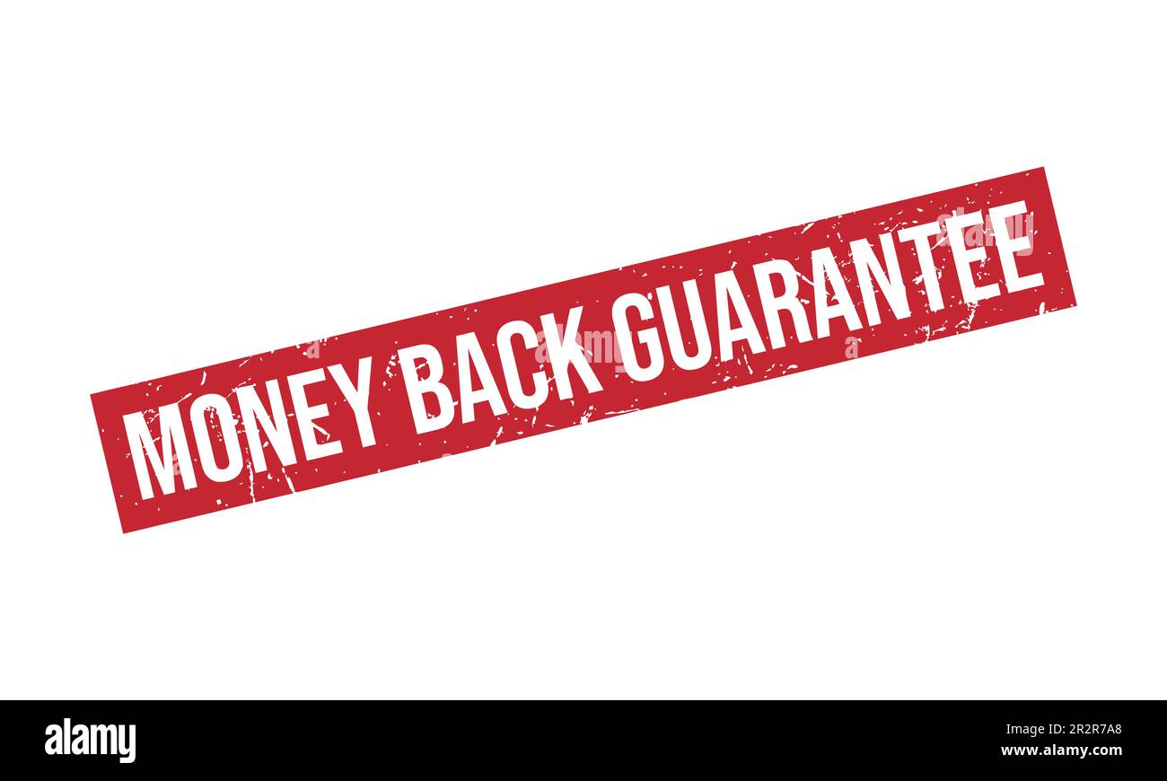 MONEY BACK GUARANTEE Rubber Stamp Seal Vector Stock Vector Image & Art ...