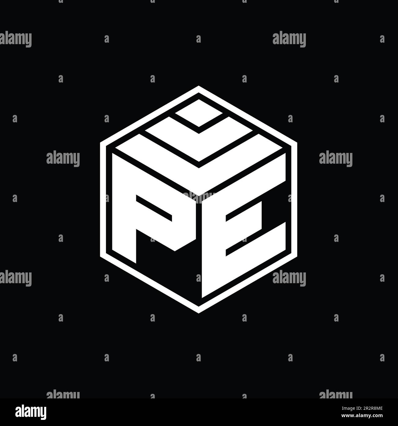 Initial pe logo hi-res stock photography and images - Alamy
