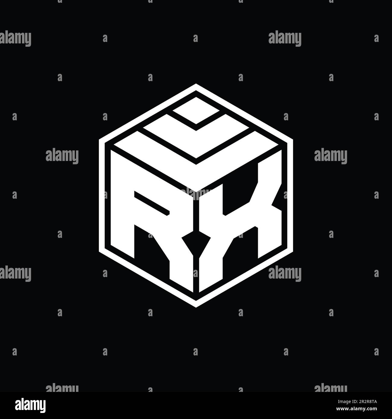 Rx gaming logo hi-res stock photography and images - Alamy