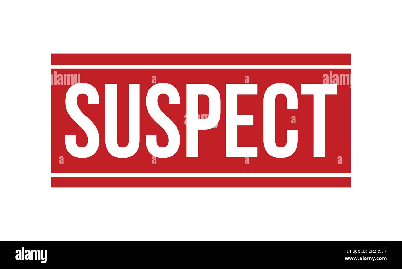 Suspect Rubber Stamp Seal Vector Stock Vector Image & Art - Alamy