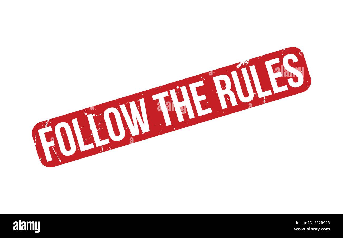 Follow rules Stock Vector Images - Alamy