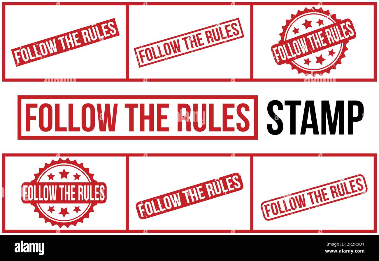 Set of rules Stock Vector Images - Alamy