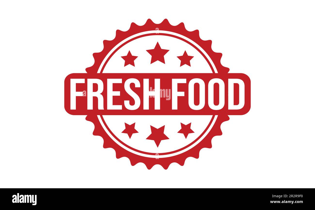 Fresh Food Rubber Stamp Seal Vector Stock Vector Image & Art - Alamy