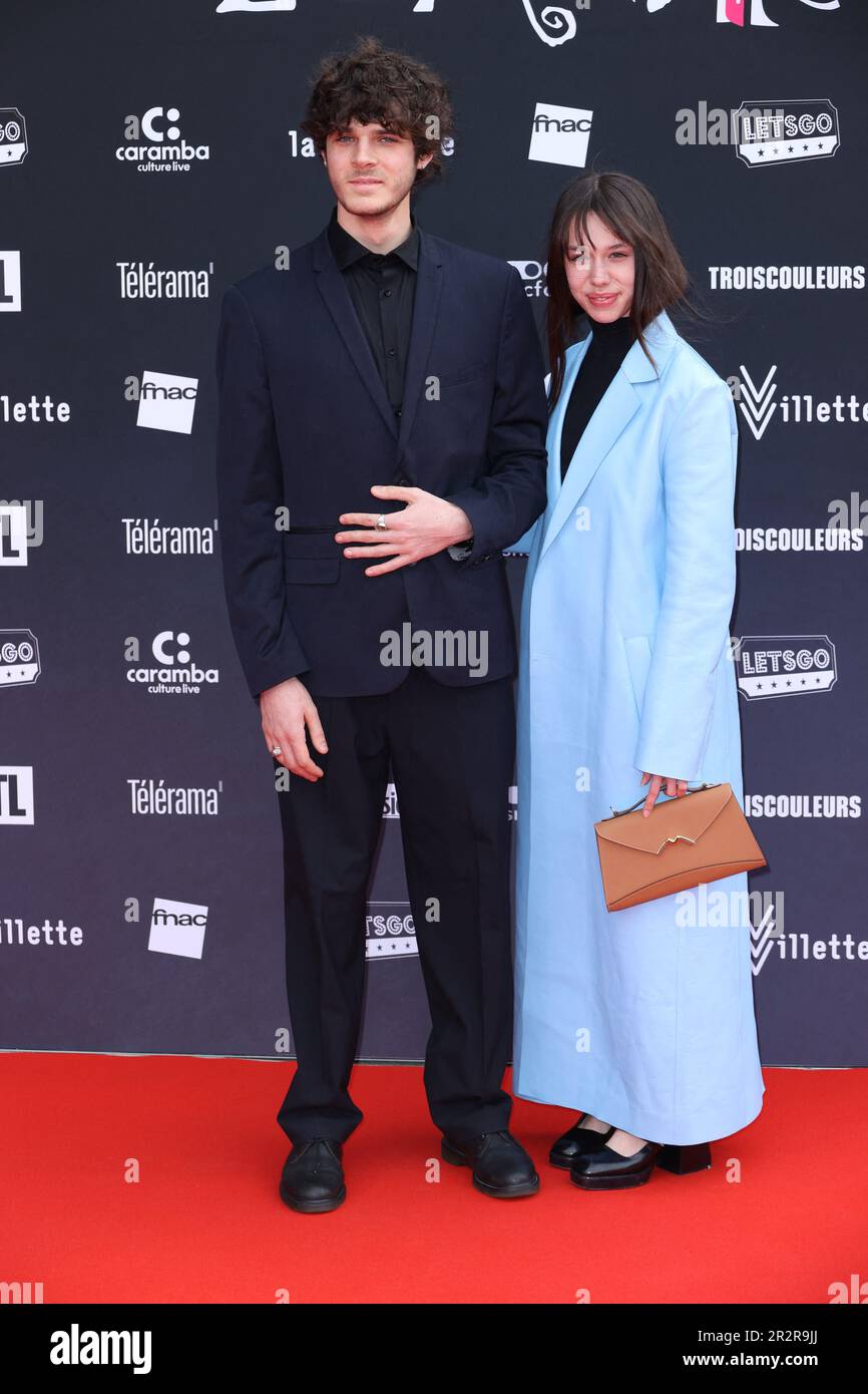 Kim Higelin and guest attend "Tim Burton, The Labyrinth" exhibition at ...