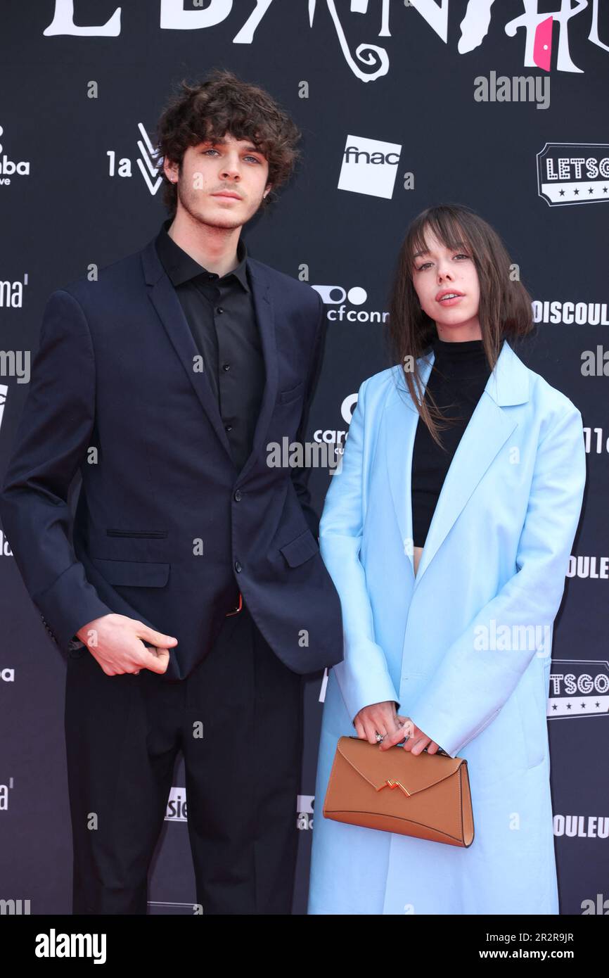 Kim Higelin and guest attend "Tim Burton, The Labyrinth" exhibition at ...