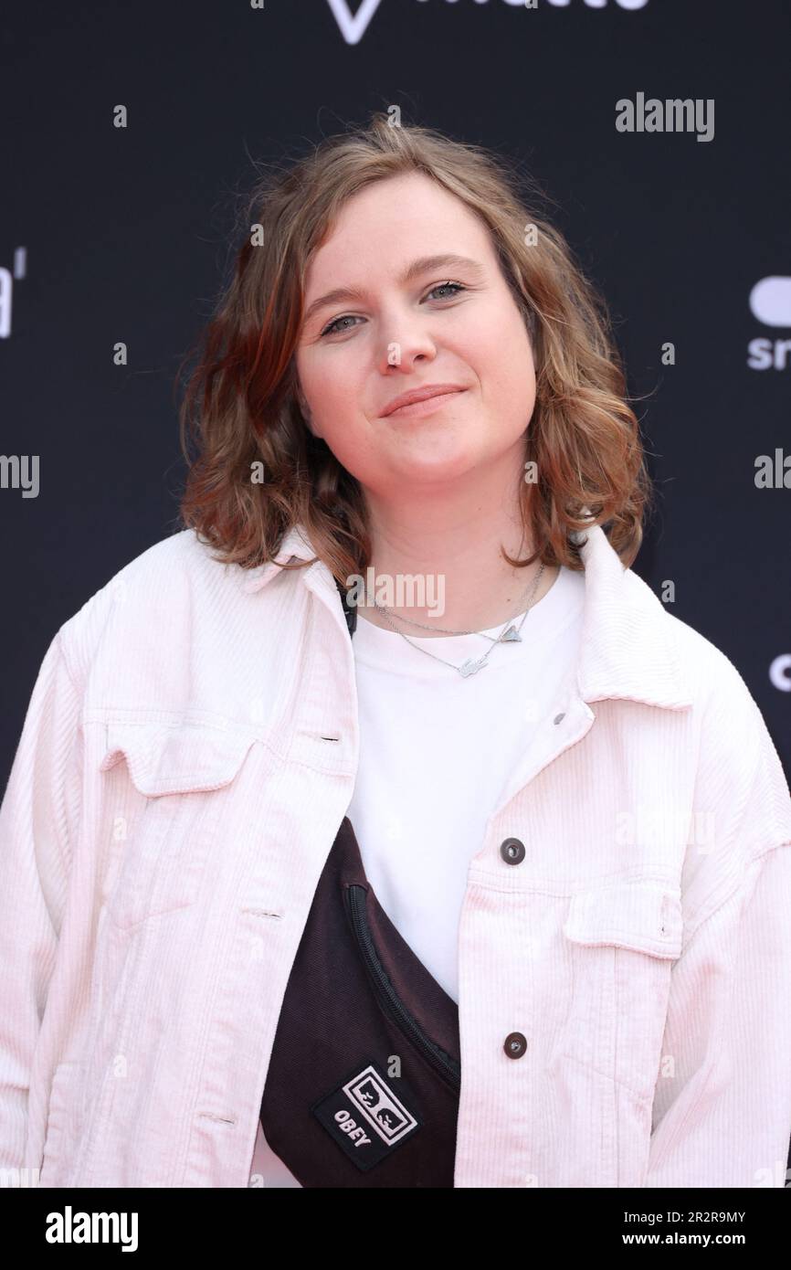 Emma Peters attend "Tim Burton, The Labyrinth" exhibition at "Espace ...
