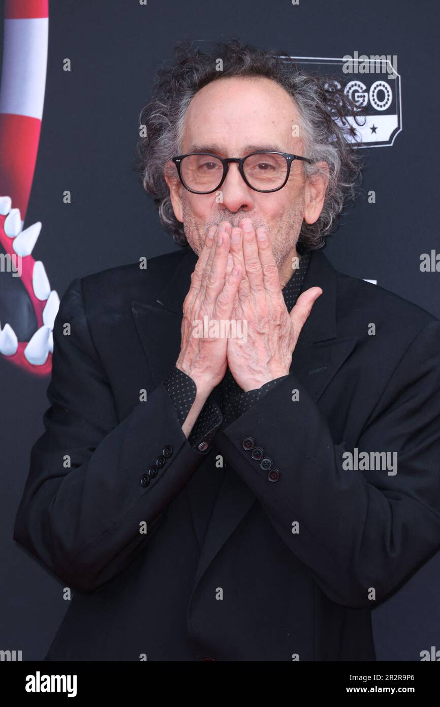 Tim Burton attend "Tim Burton, The Labyrinth" exhibition at "Espace ...