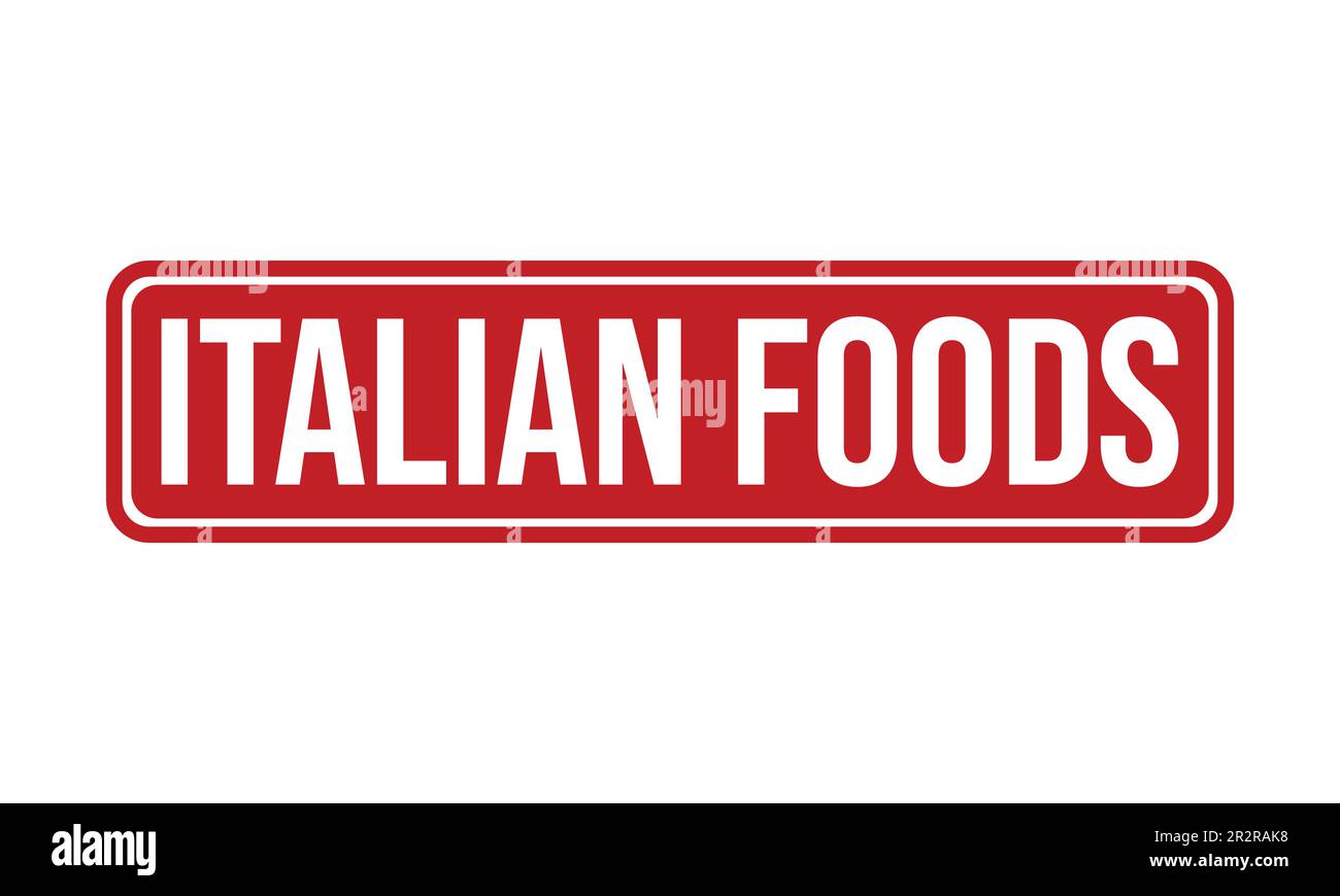 Italian Foods Rubber Stamp Seal Vector Stock Vector Image & Art - Alamy