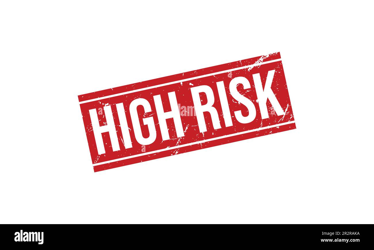 High risk stamp Stock Vector Images - Alamy