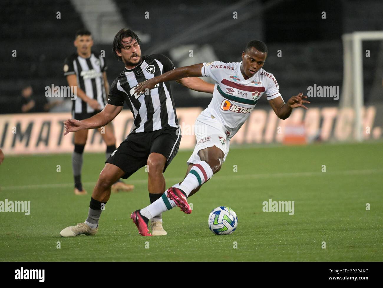 Botafogo and Fluminense , Brazilian soccer Football match,in Nilton ...