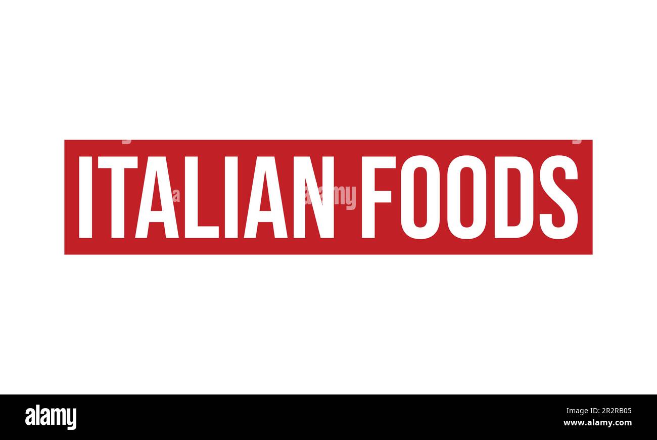 Italian Foods Rubber Stamp Seal Vector Stock Vector Image & Art - Alamy