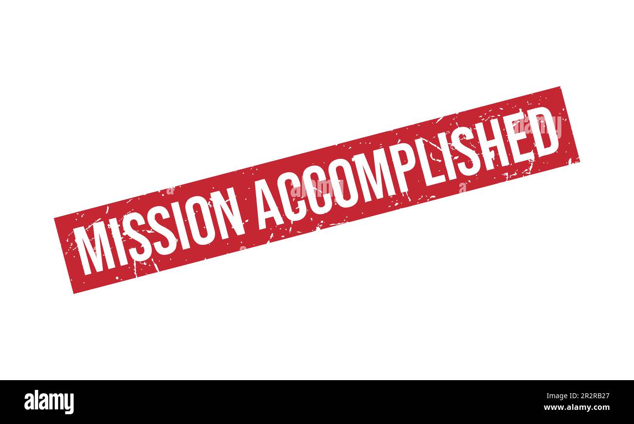 Mission accomplished stamp hi-res stock photography and images - Alamy