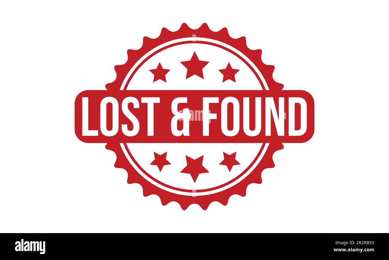 Lost & Found Rubber Stamp Seal Vector Stock Vector Image & Art - Alamy