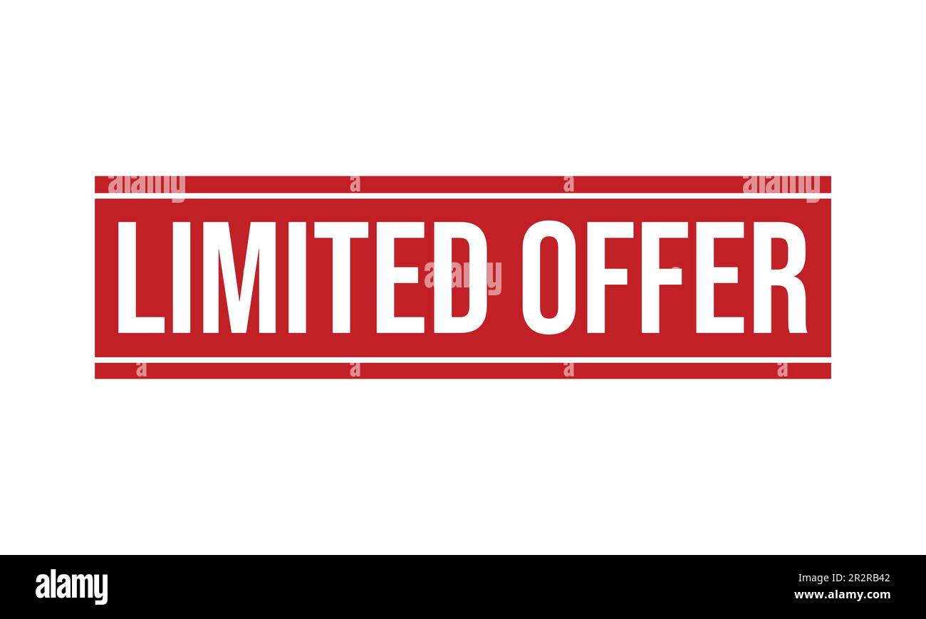 Limited Offer Rubber Stamp Seal Vector Stock Vector Image & Art - Alamy