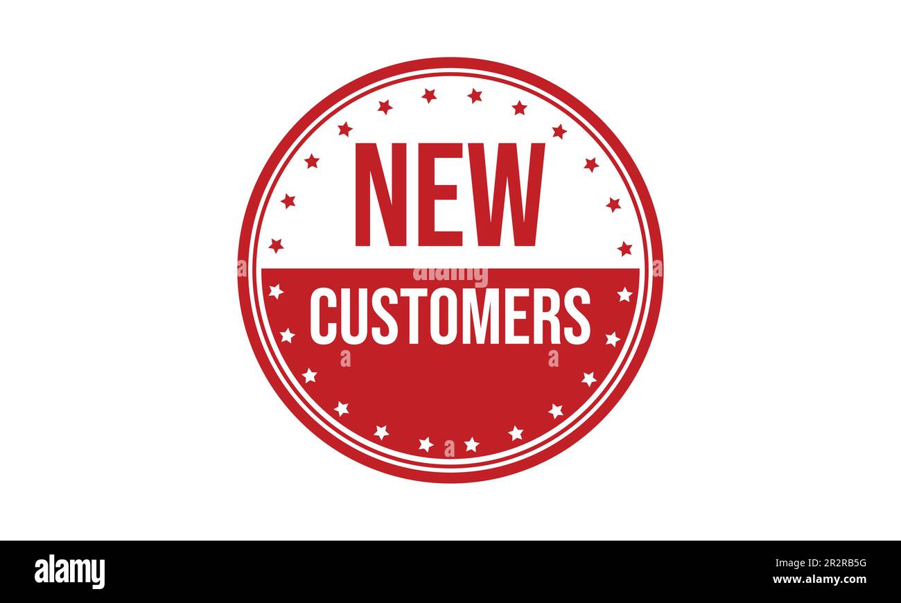 New Customers Rubber Stamp Seal Vector Stock Vector Image & Art - Alamy