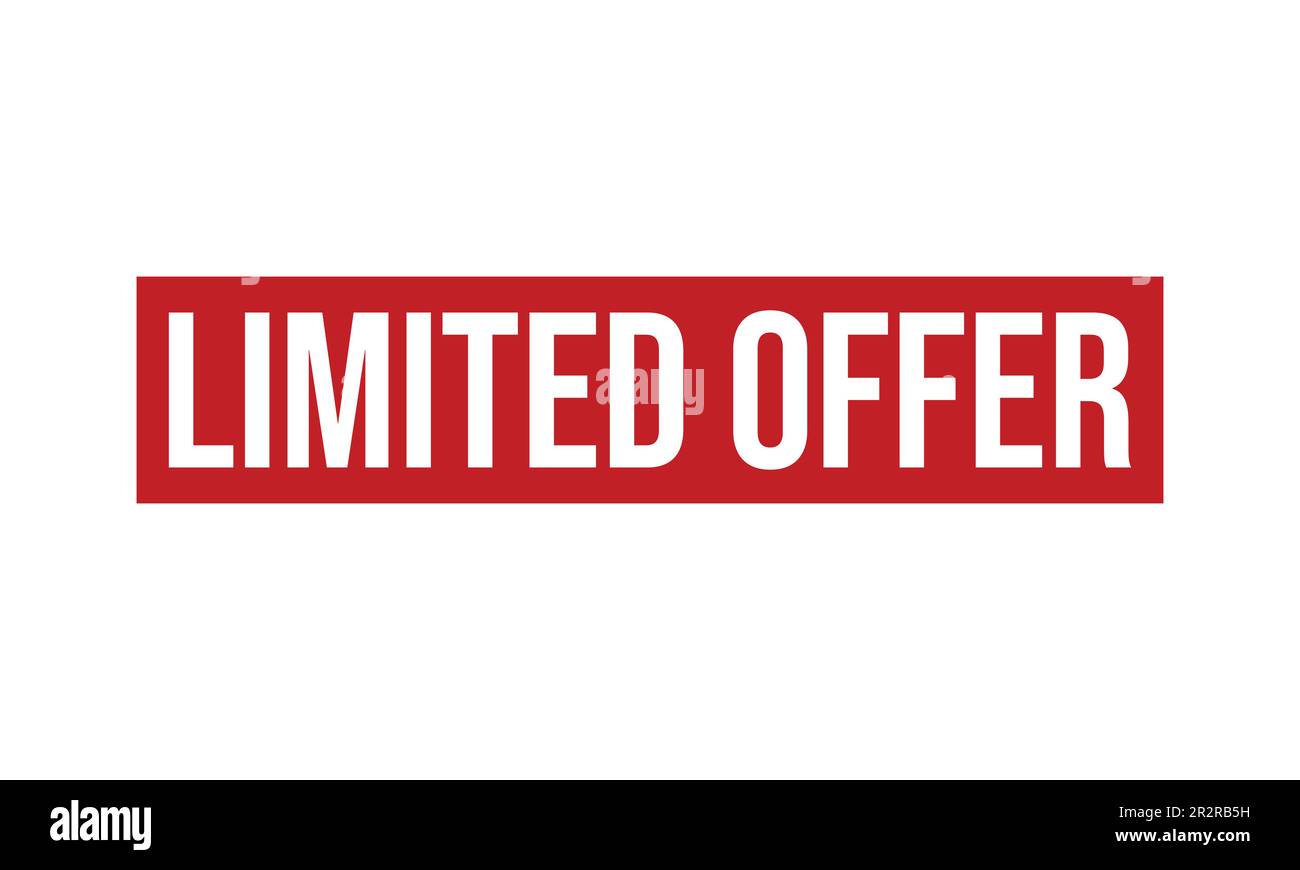 Limited Offer Rubber Stamp Seal Vector Stock Vector Image & Art - Alamy