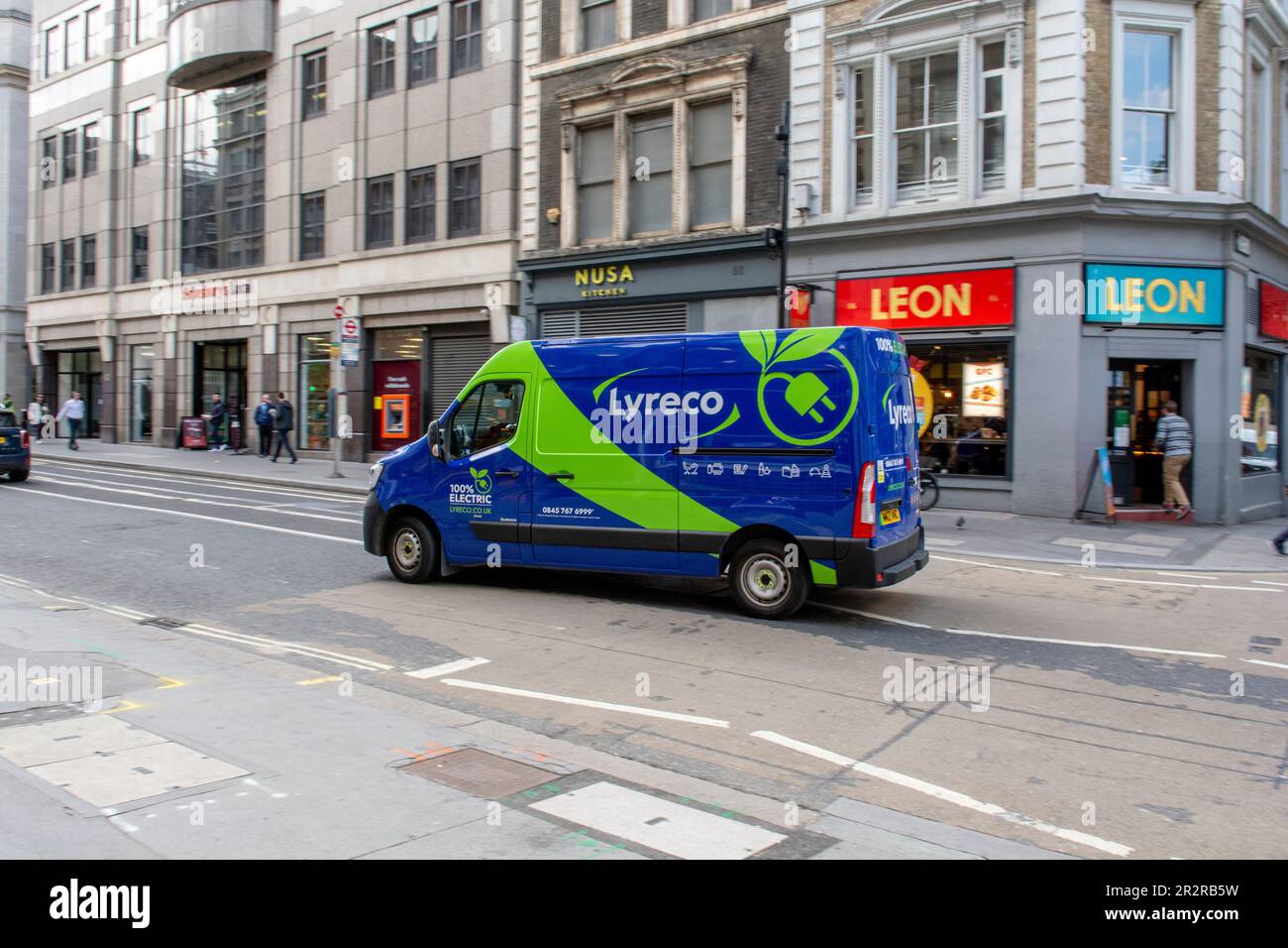 London, UK - May, 10, 2023 : Lyreco delivery van. Lyreco is the ...