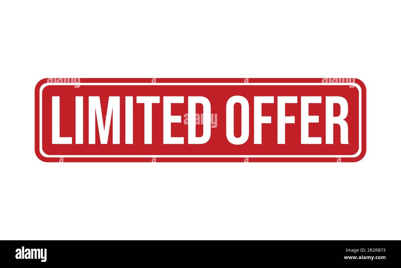 Limited Offer Rubber Stamp Seal Vector Stock Vector Image & Art - Alamy