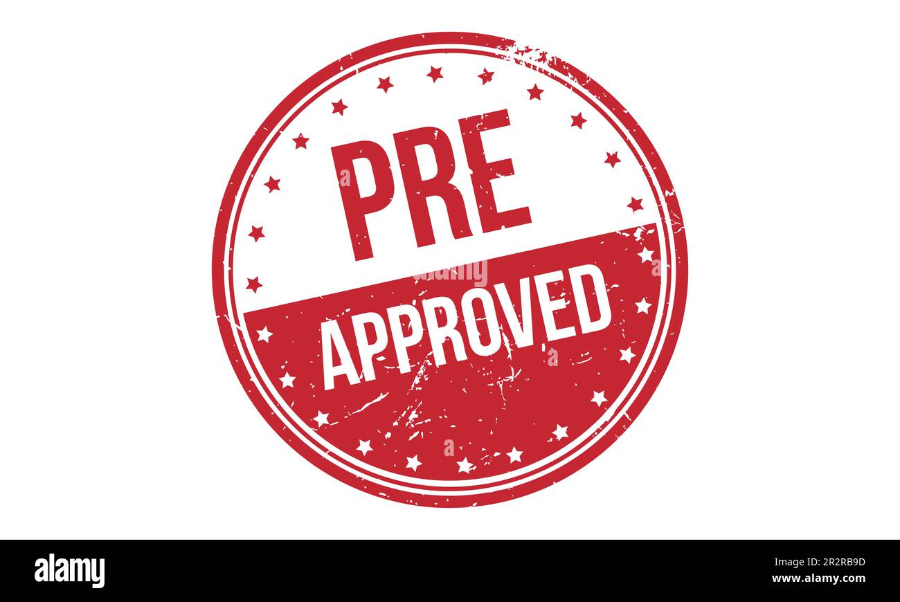 Pre approved Stock Vector Images - Alamy