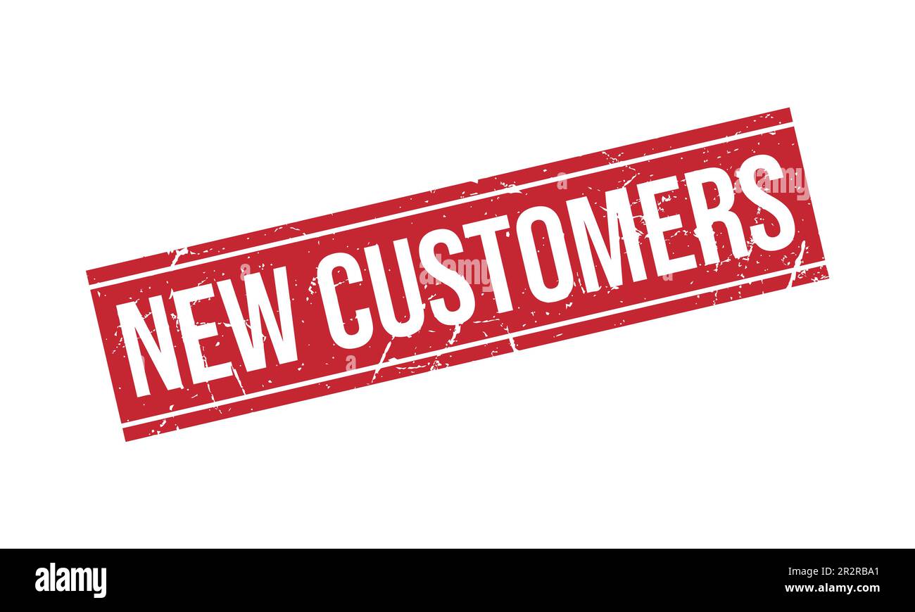New Customers Rubber Stamp Seal Vector Stock Vector Image & Art - Alamy