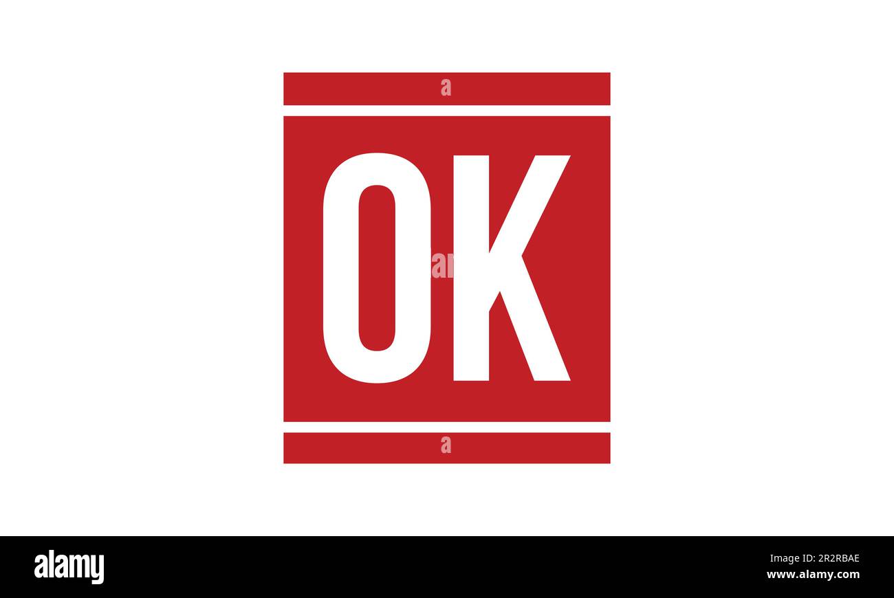 OK Rubber Stamp Seal Vector Stock Vector Image & Art - Alamy