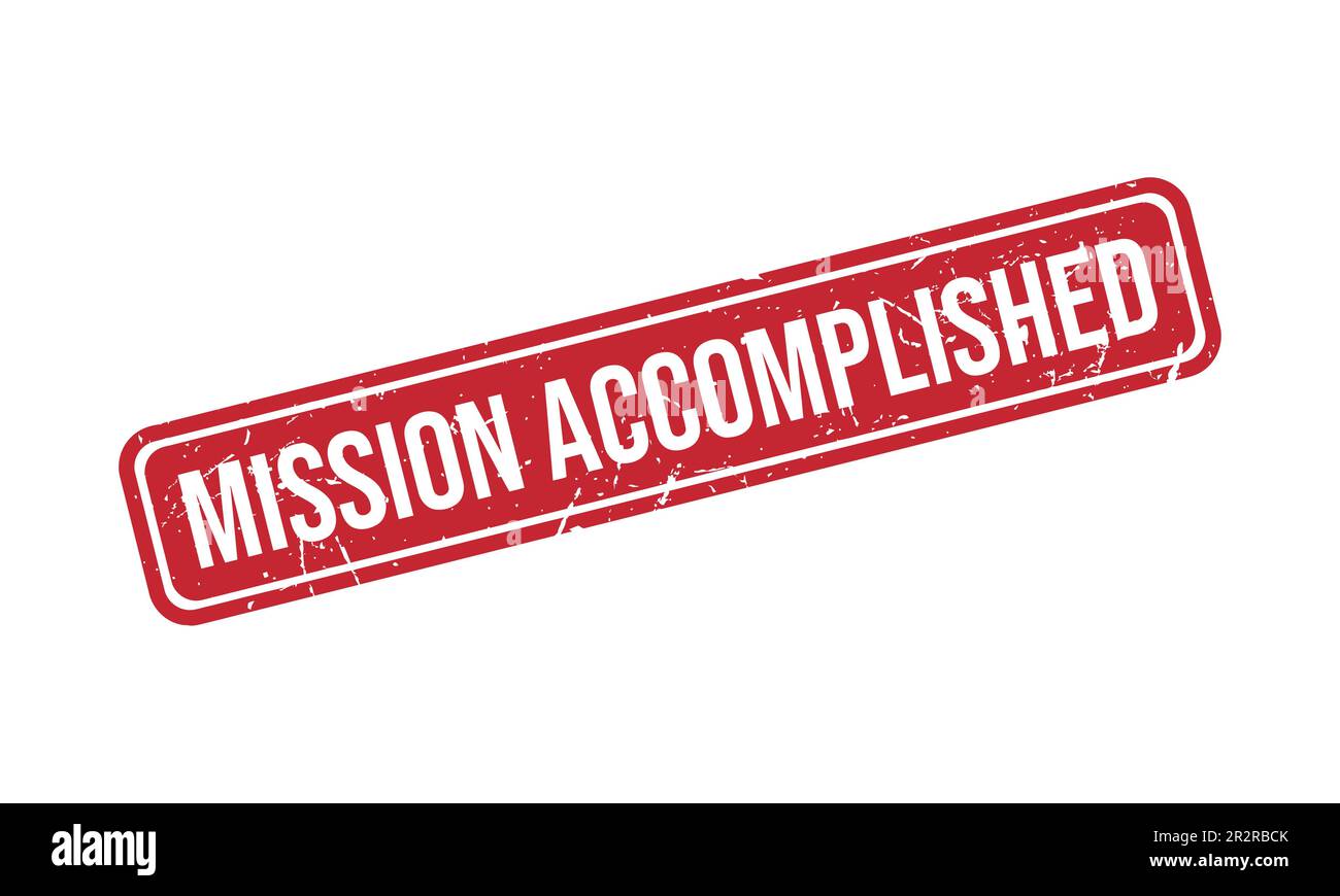 Mission accomplished Stock Vector Images - Alamy