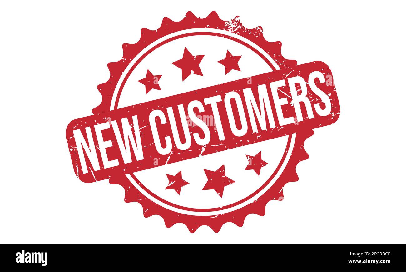 New Customers Rubber Stamp Seal Vector Stock Vector Image & Art - Alamy