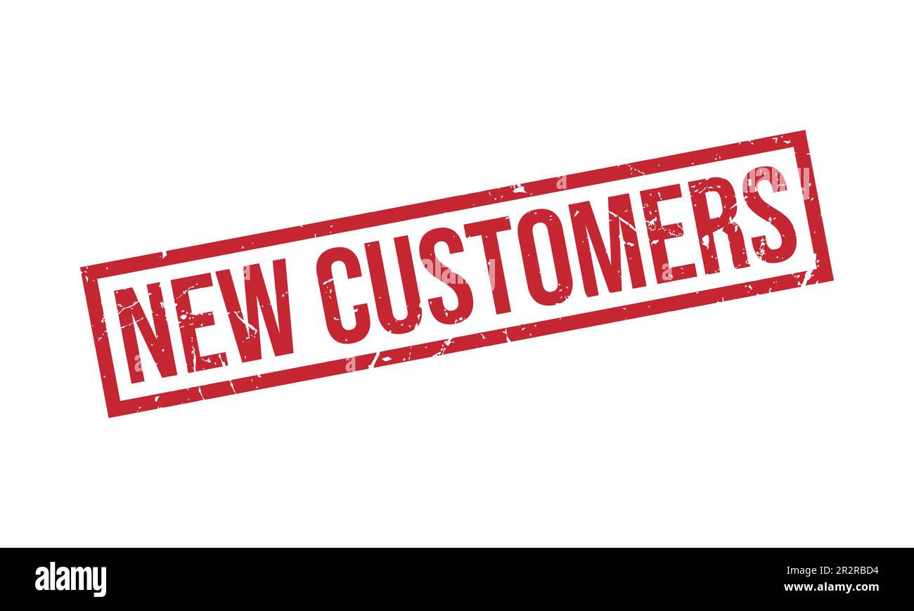 New Customers Rubber Stamp Seal Vector Stock Vector Image & Art - Alamy
