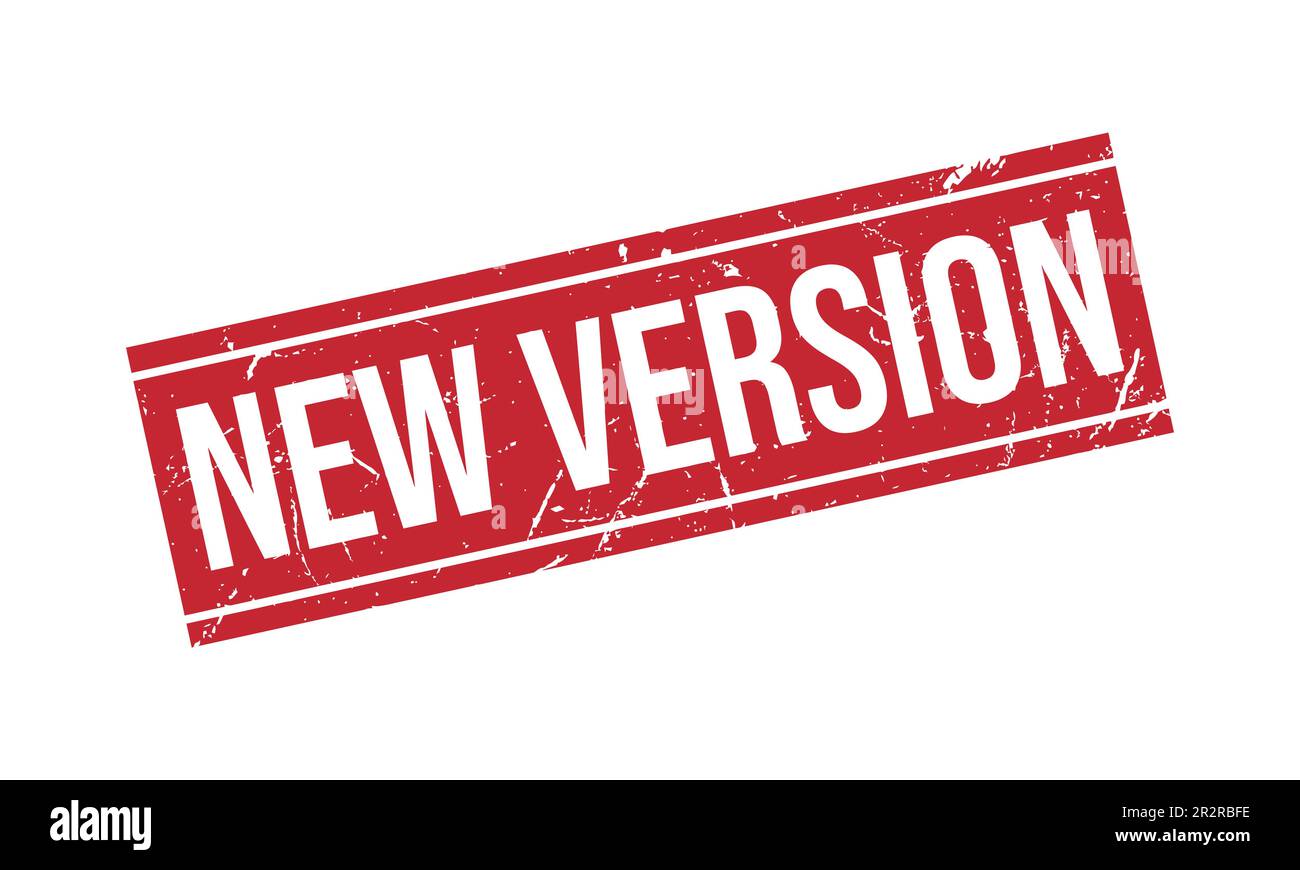 New Version Rubber Stamp Seal Vector Stock Vector Image & Art - Alamy