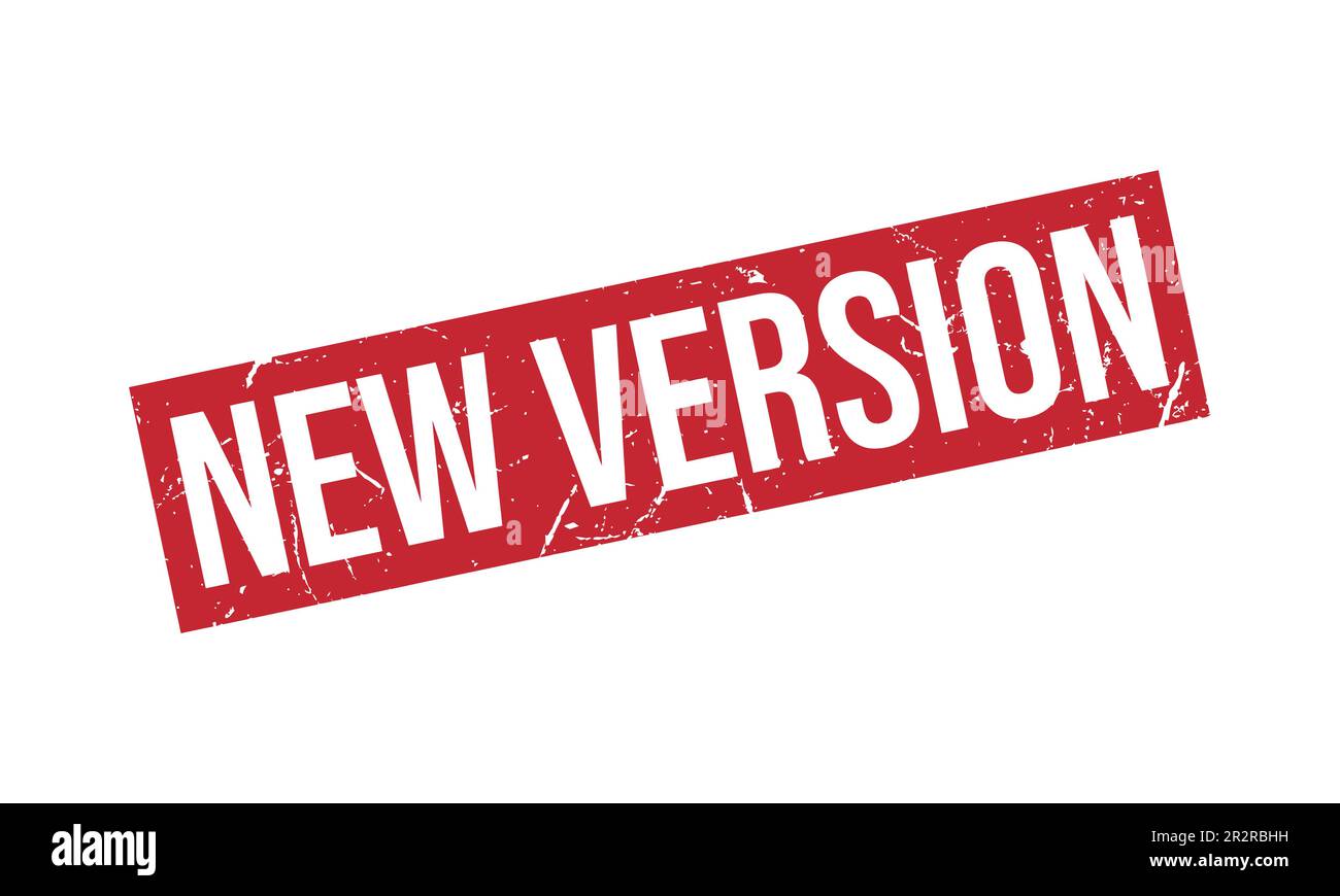 New Version Rubber Stamp Seal Vector Stock Vector Image & Art - Alamy