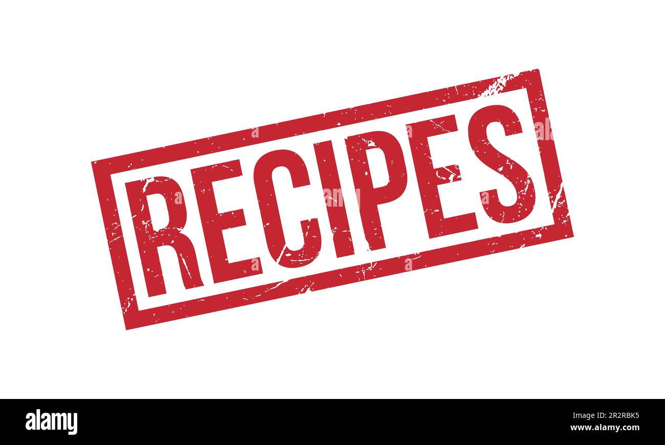 Recipes Rubber Stamp Seal Vector Stock Vector Image & Art - Alamy