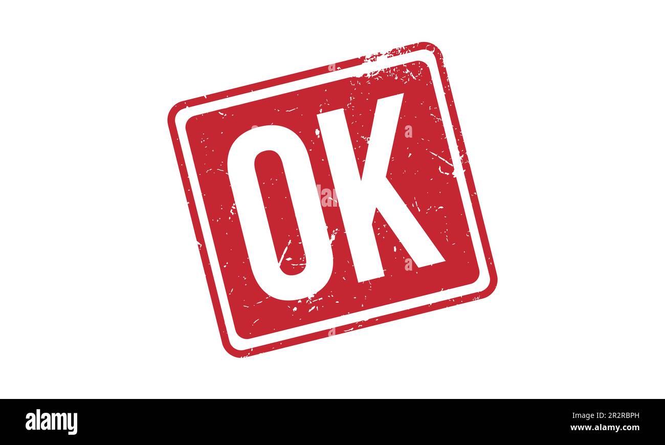 OK Rubber Stamp Seal Vector Stock Vector Image & Art - Alamy