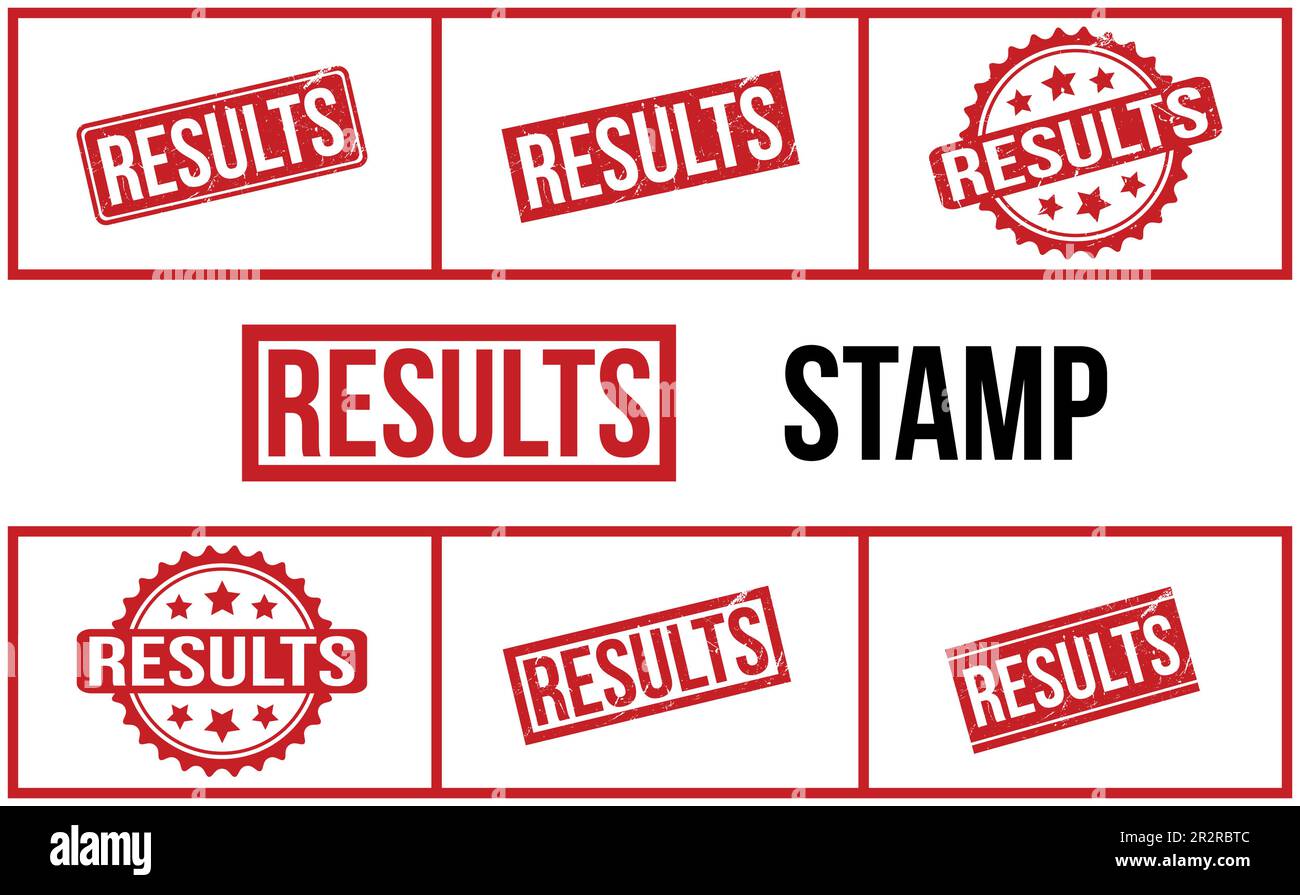 Results stamp hi-res stock photography and images - Alamy