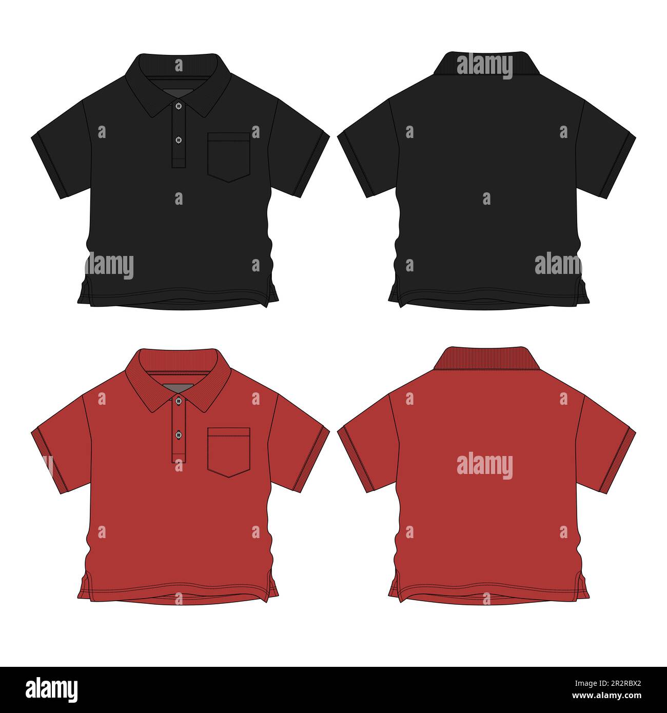 Technical drawing polo shirt vector vectors hi-res stock photography ...