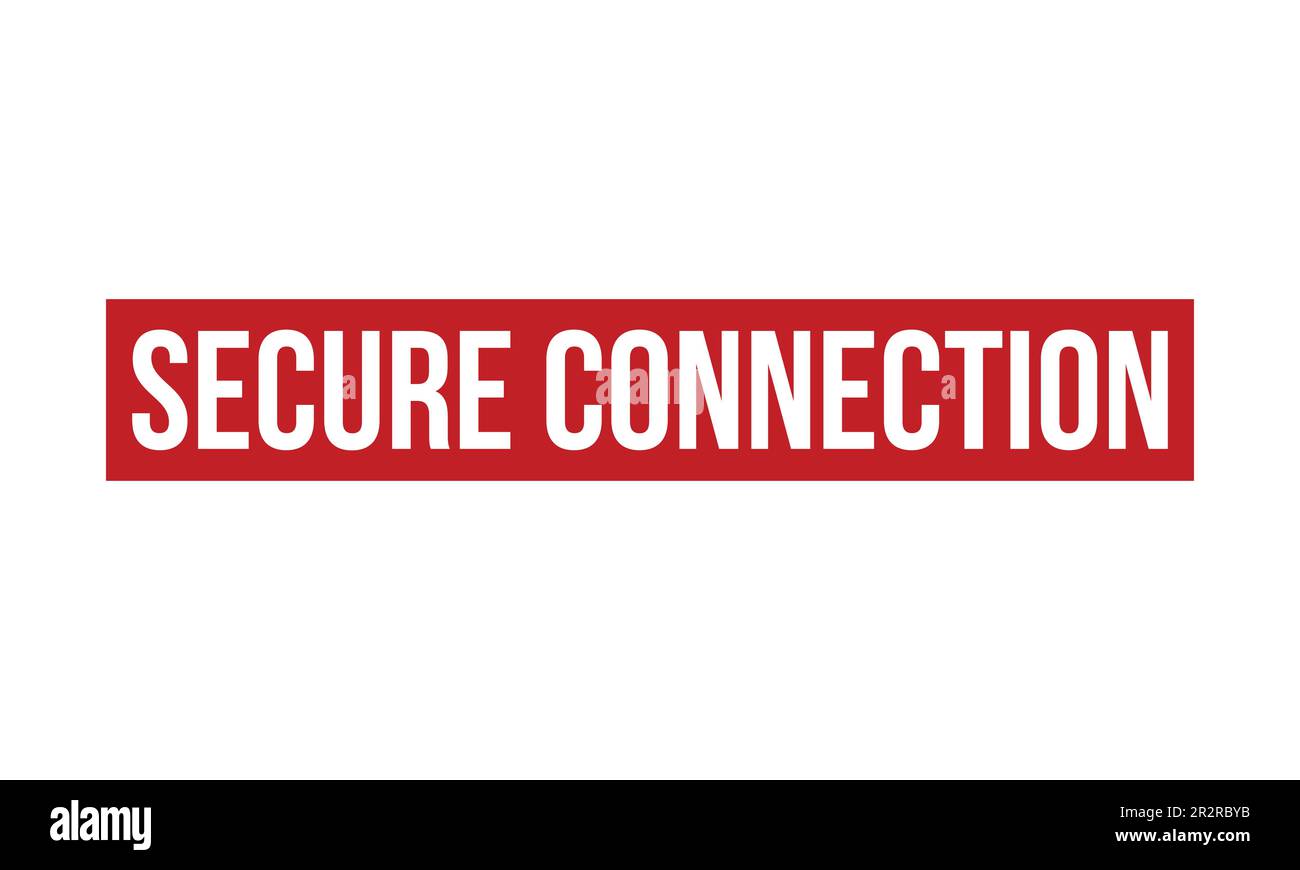 Secure Connection Rubber Stamp Seal Vector Stock Vector Image & Art - Alamy