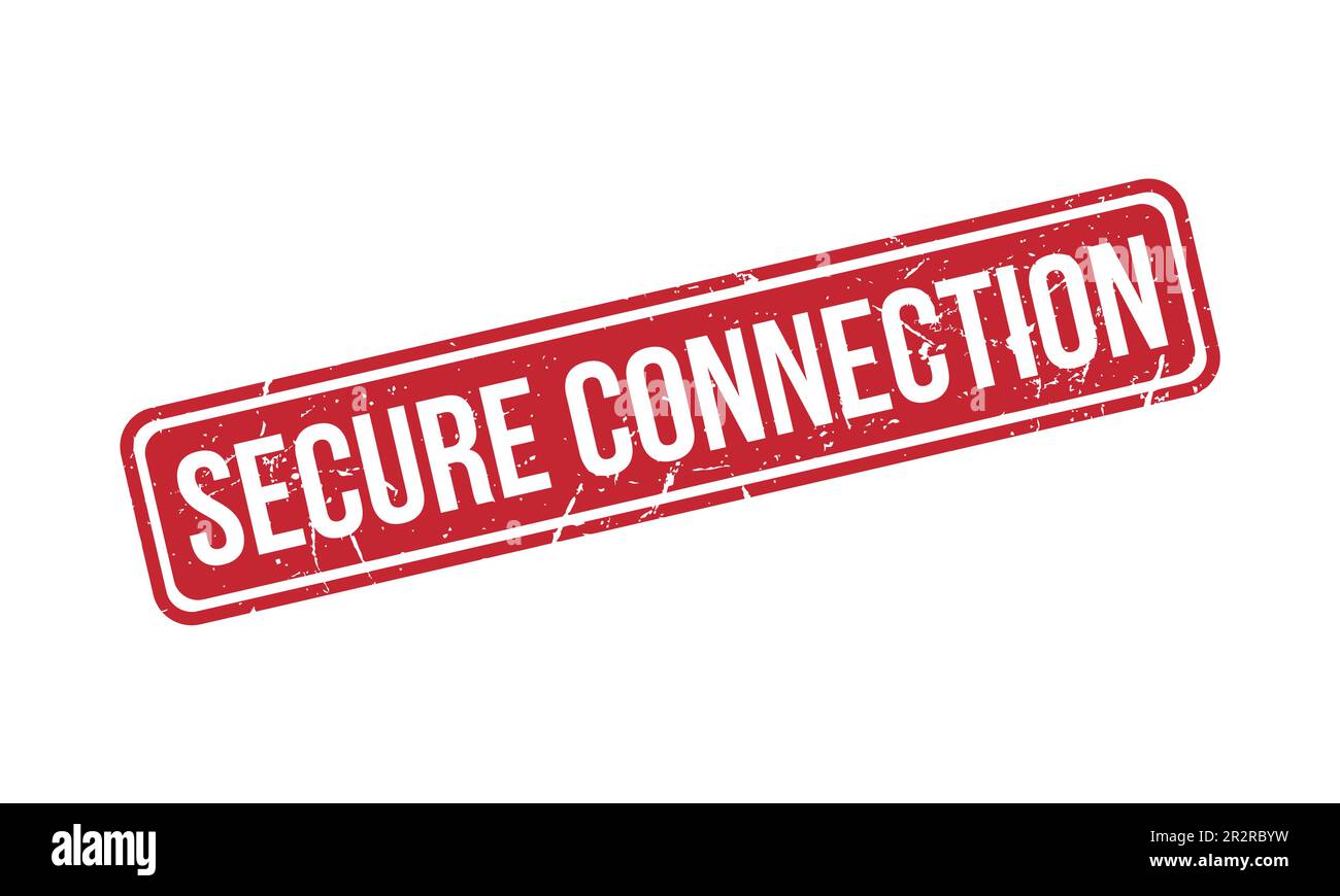 Secure Connection Rubber Stamp Seal Vector Stock Vector Image & Art - Alamy