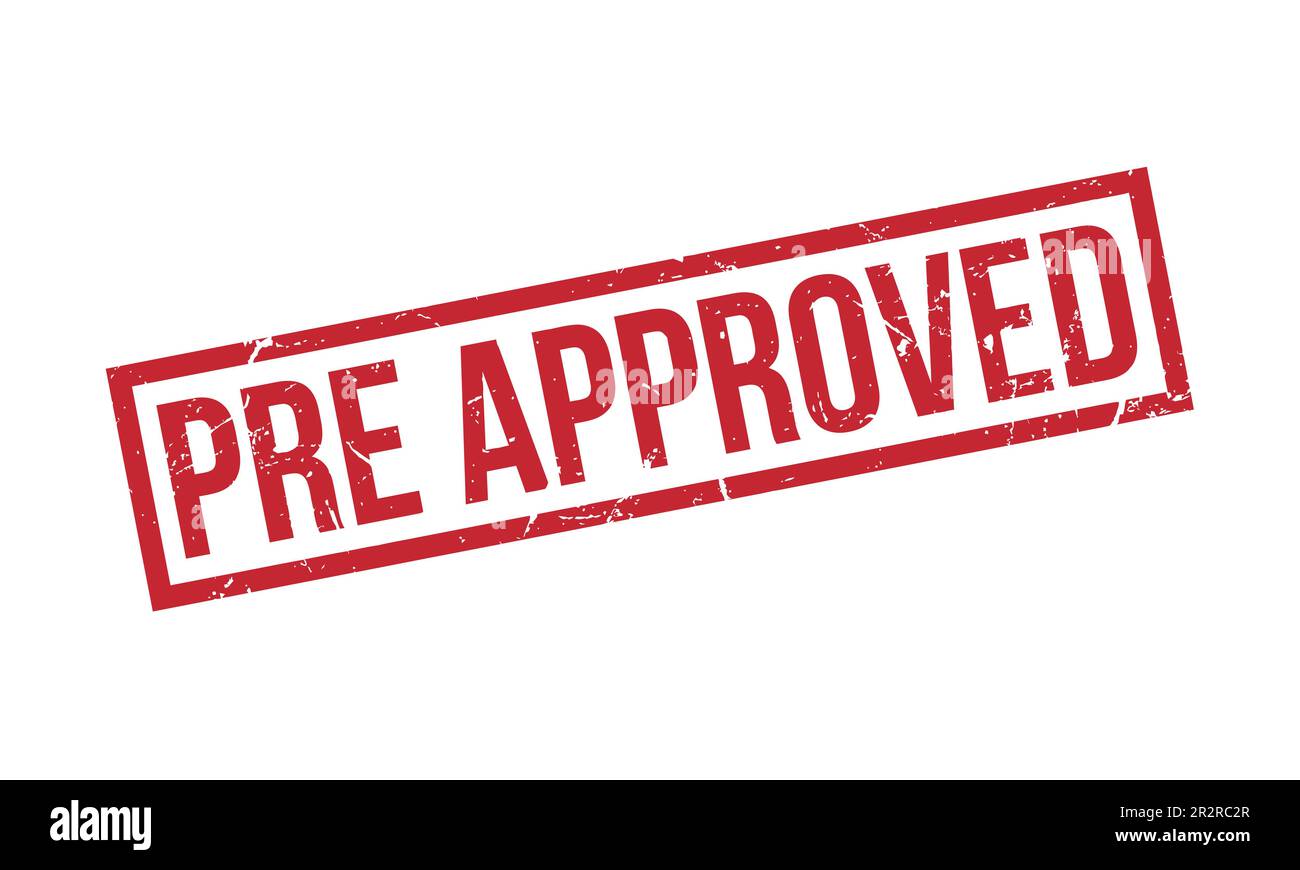 Pre approved Stock Vector Images - Alamy
