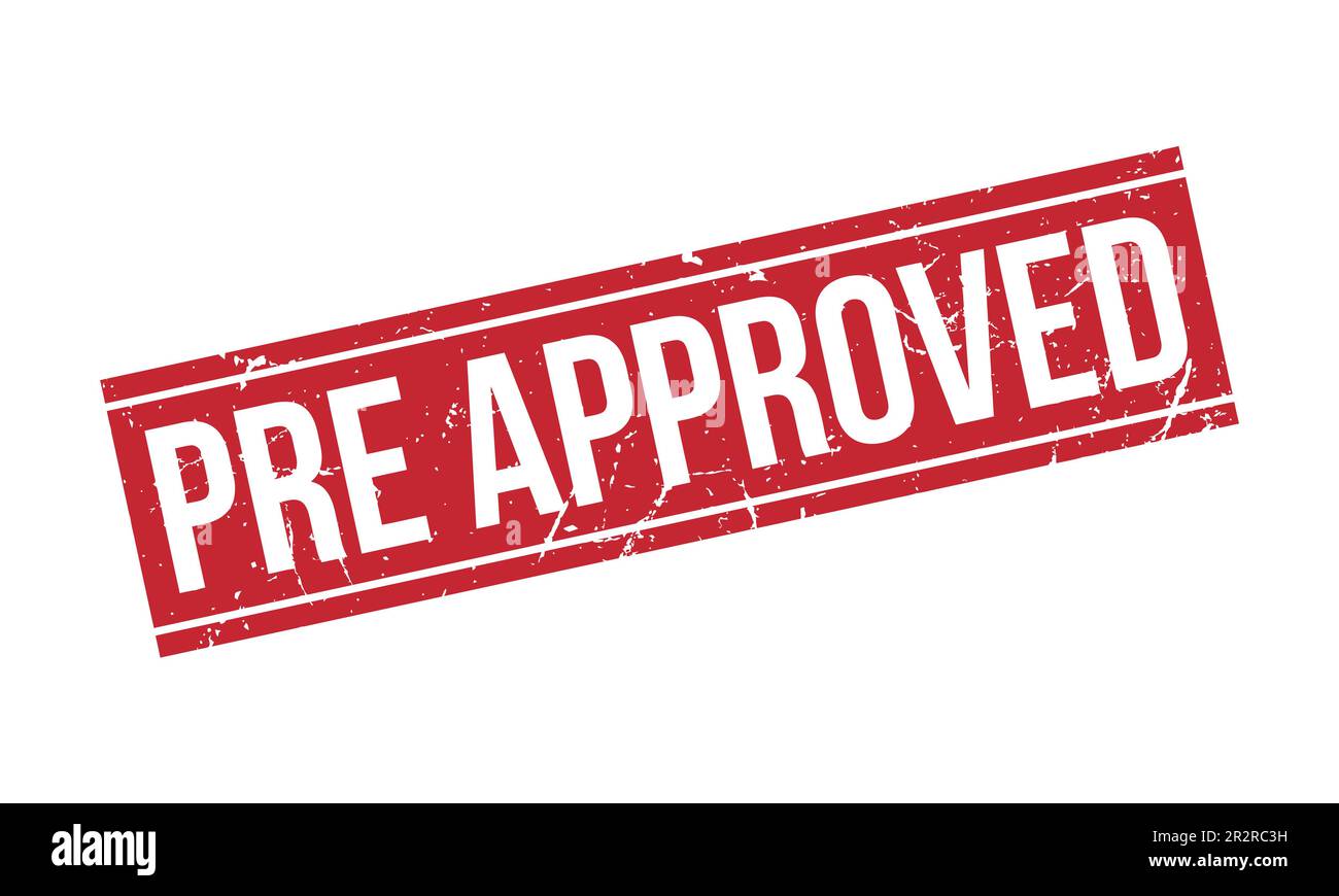 Pre approved Stock Vector Images - Alamy