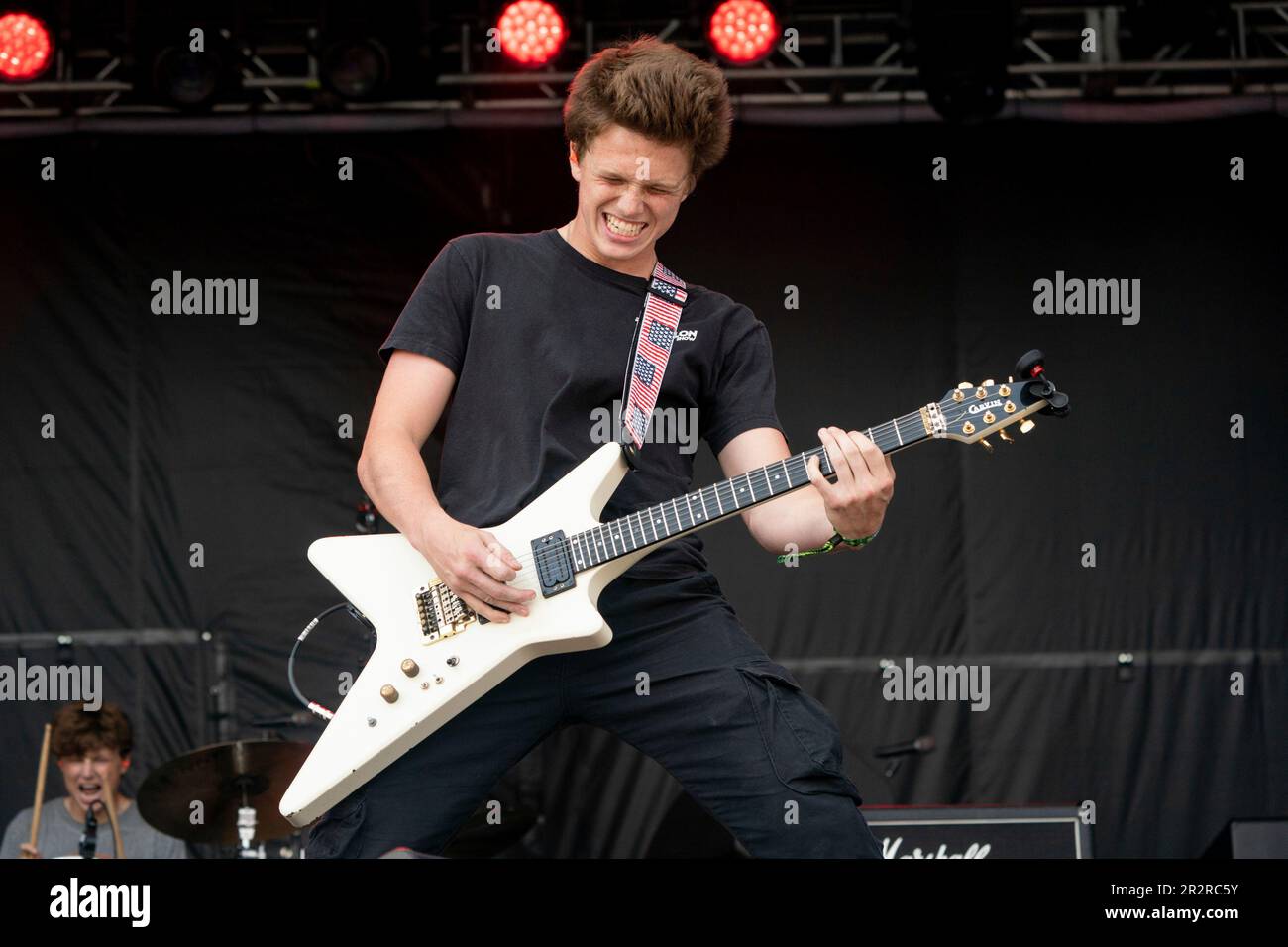 Henry Ismert of Hammerhedd performs at the Welcome To Rockville Music ...