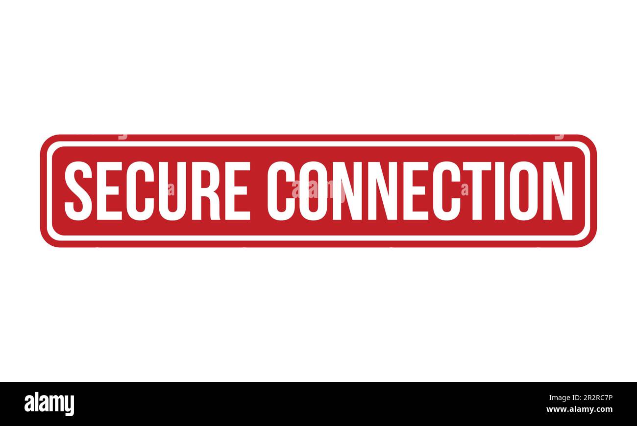 Secure Connection Rubber Stamp Seal Vector Stock Vector Image & Art - Alamy