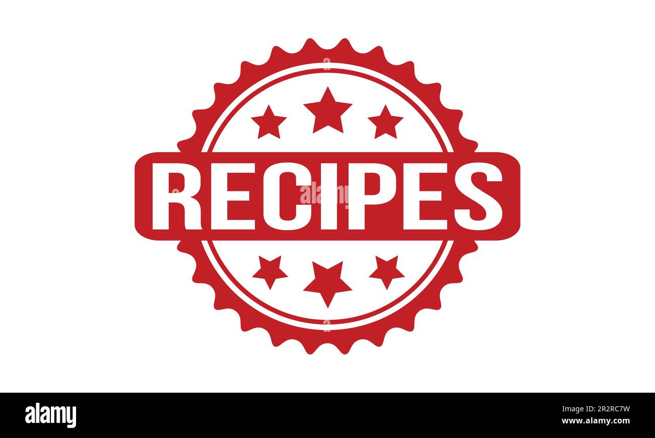 Recipes Rubber Stamp Seal Vector Stock Vector Image & Art - Alamy