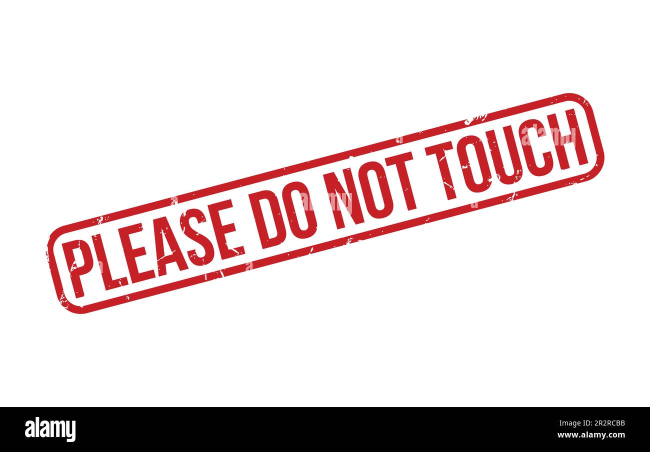 Please touch me Stock Vector Images - Alamy