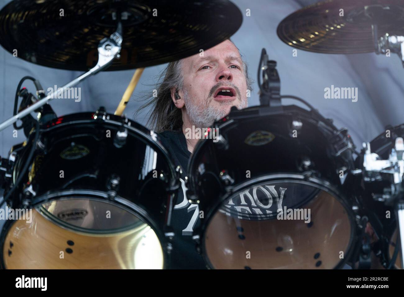 Jurgen "Ventor" Reil of Kreator performs at the Welcome To Rockville ...