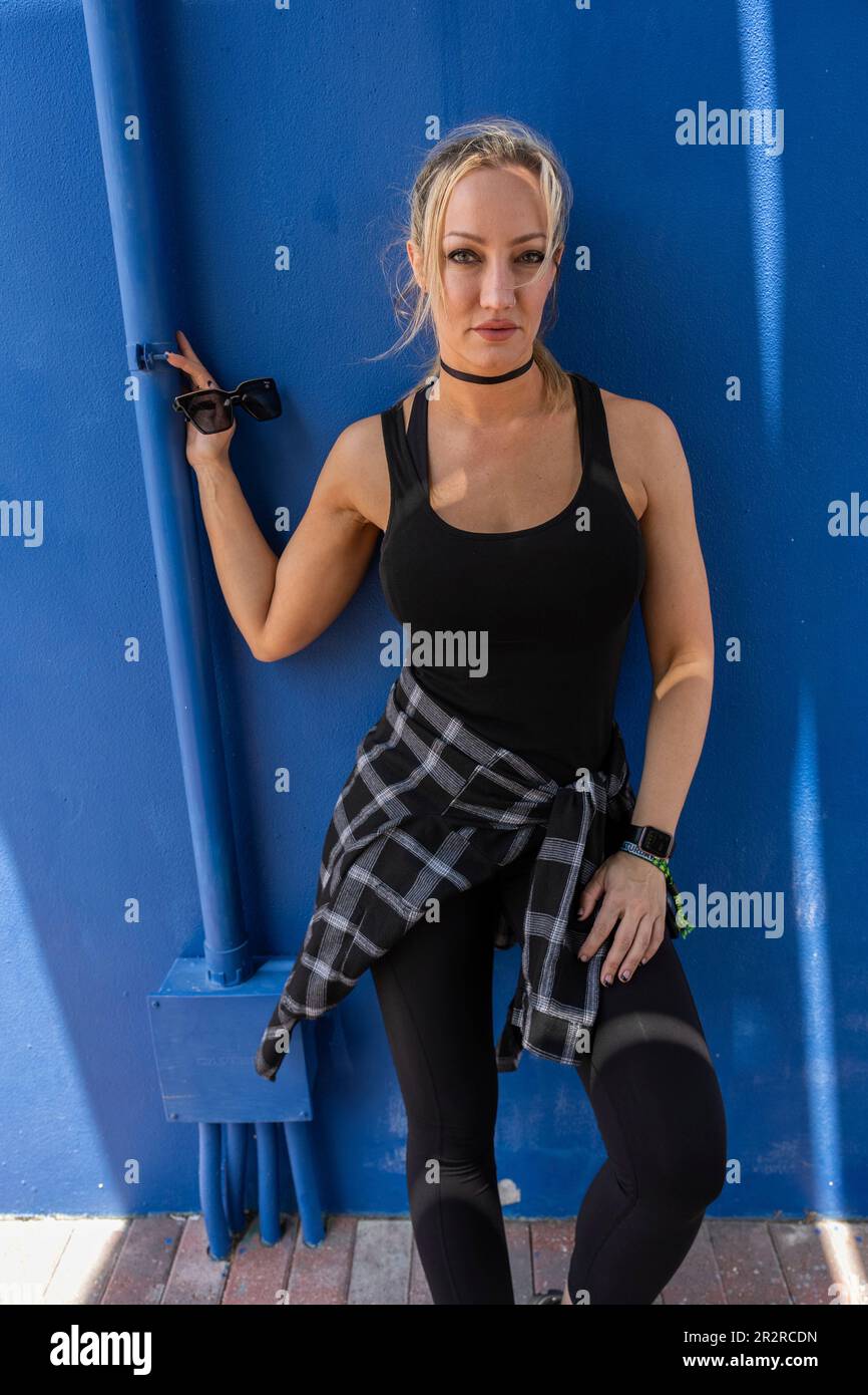 Nita Strauss poses at the Welcome To Rockville Music Festival on ...