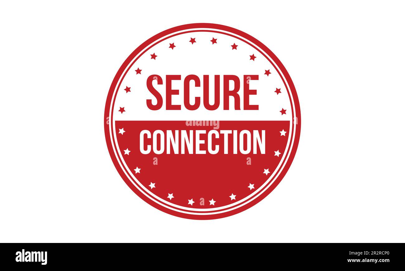 Secure Connection Rubber Stamp Seal Vector Stock Vector Image & Art - Alamy